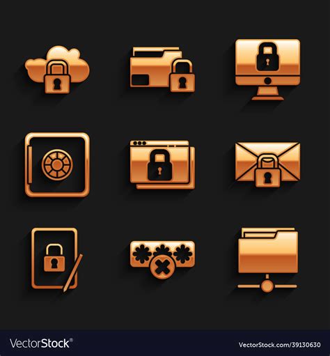 set secure your site with ssl password vector image