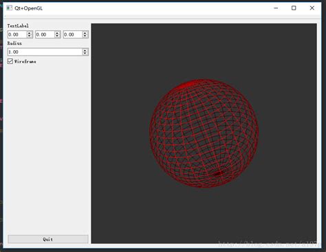 使用qtopengl创建球体简单交互qt 不规则球体 Csdn博客