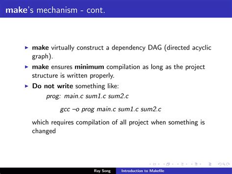 Introduction To Makefile Ppt