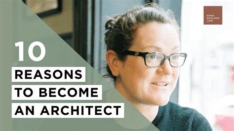 10 Reasons To Become An Architect Sonia Nicolson Artofit