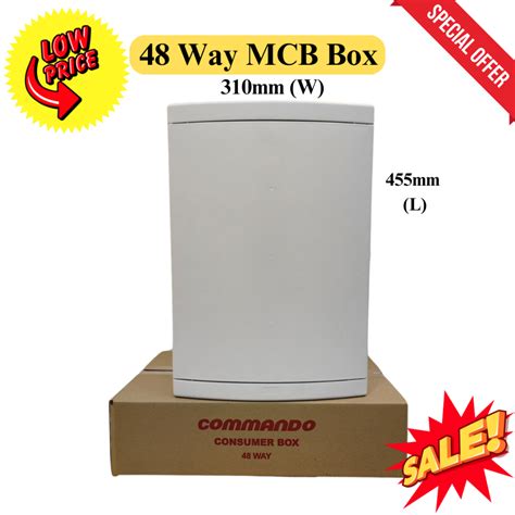 48Way PVC MCB Box Consumer PVC Box DB Box FLASH SALE LIMITED TIME OFFER Shopee Malaysia