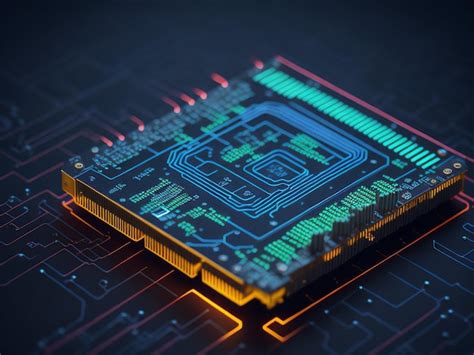 Premium AI Image A Computer Chip With The Word Computer On It