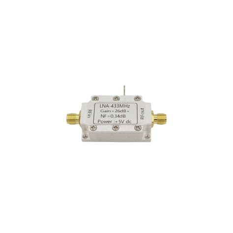 Uhf Rf Low Noise Amplifier Module 433mhz Lna 50ohms 26db Sma Female