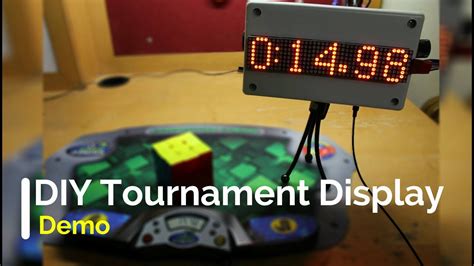 DIY Stackmat Timer Display Demo YouTube
