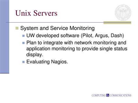 Ppt University Of Washington Windows And Unix Servers Powerpoint