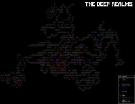 ascii map the deep realms by zippymalone on deviantart