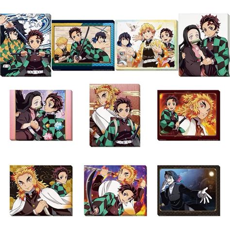 Bandai Tranh Canvas Mini Kimetsu No Yaiba Ichiban Kuji Kimetsu No Yaiba Mini Canvas Board