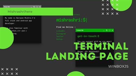 Terminal Landing Page By Using WinboxJS Source Code Github Quant Insights Network