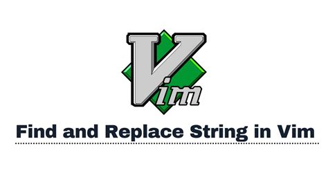 How To Find And Replace Word In Vim Editor Youtube