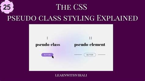 Episode 25 Unlocking The Magic Of Css Pseudo Classes In 3 Minutes Ultimateguide Css Class