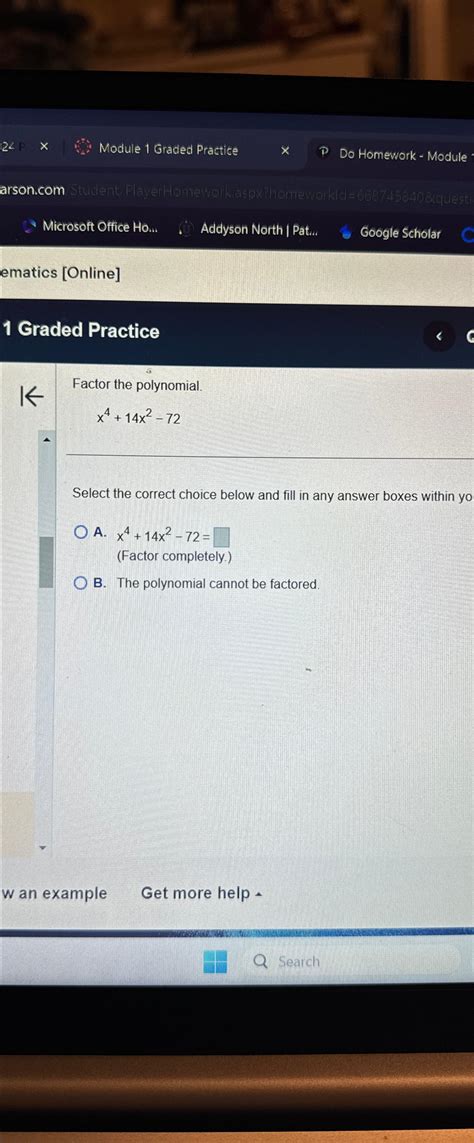 Solved Module 1 ﻿graded Practicedo Homework