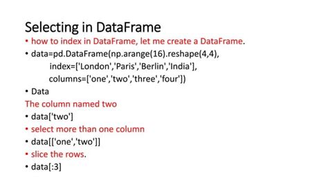 Pandas For Series And Dataframepptx