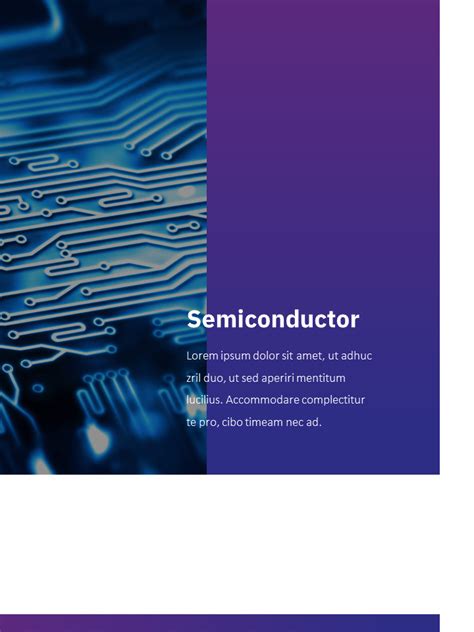 Semiconductor Industry Company Profile Ppt Template