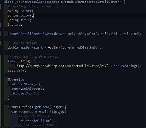 Only Static Members Can Be Accessed In Initializers Flutter While