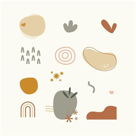 Aesthetic Element Design Set Vector 27894826 Vector Art At Vecteezy