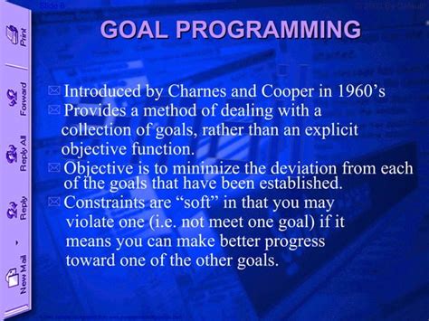 Goal Programming