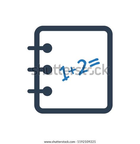 Math Class Icon Stock Vector Royalty Free 1192109221 Shutterstock