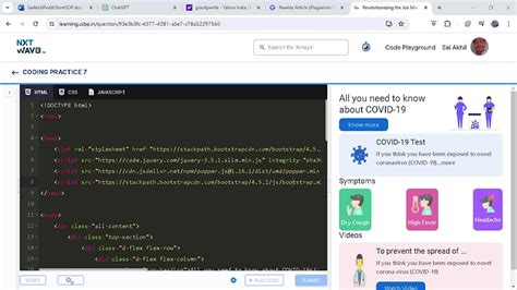 Video Sai Akhil Peddi On Linkedin Day 18 Fullstackprogramming30daysofcode Challenge By
