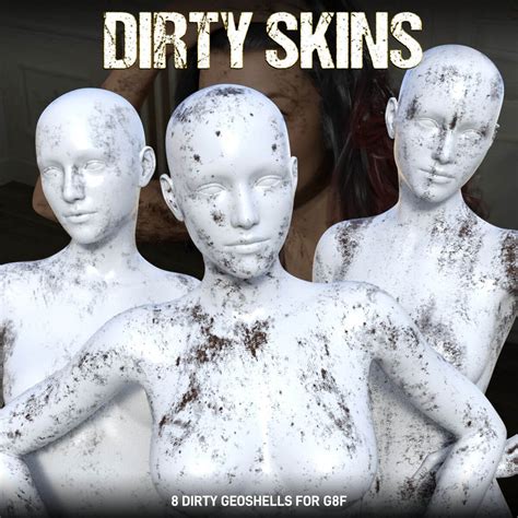 Dirty Skins For Genesis Female Daz Content By Pawngame
