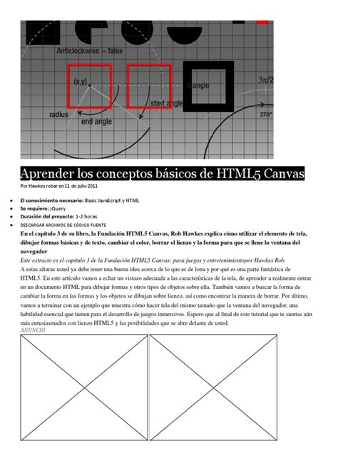 Aprender Los Conceptos Básicos De Html5 Canvas Color Pi