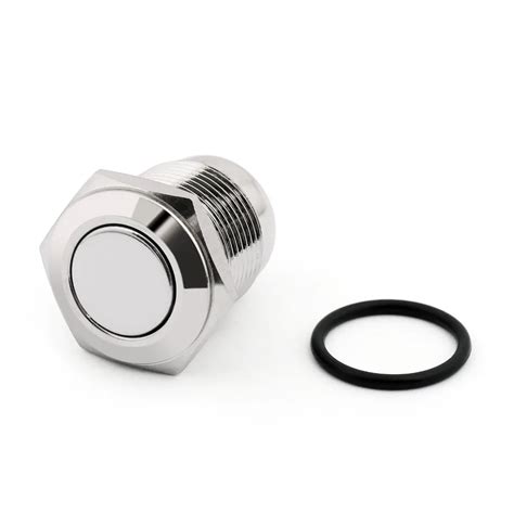 Aliexpress Com Buy Areyourshop Push Button Switch Metal 16mm 2Pin ON OFF Latching Flat Round