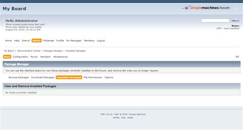 Manage SMF Packages SMF Tutorial FastComet