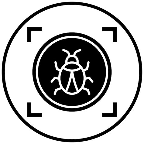 Premium Vector Virus Scan Icon Style