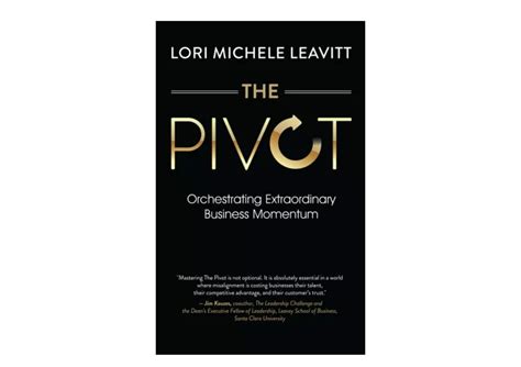 Ppt Download The Pivot Orchestrating Extraordinary Business Momentum Orchestrating E