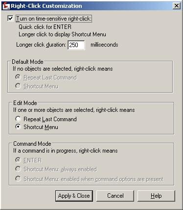 Right Click Cancels Command AutoCAD General AutoCAD Forums