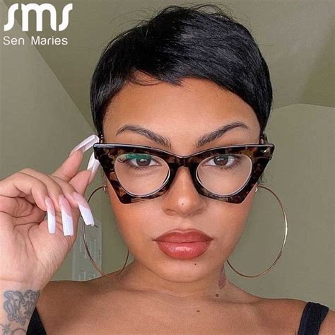 Fashion Cat Eye Womans Optical Glasses Prescription Lens Small Frames
