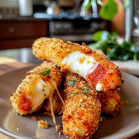 Easy Homemade Mozzarella Sticks Recipe