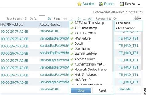 User Guide For Cisco Secure Access Control System Managing Reports Cisco Secure Access