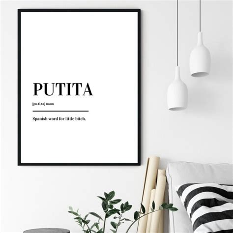 Putita Definition Print Etsy