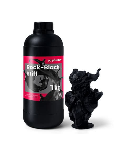 Phrozen Rock Black Stiff 3d Printer Resin Phrozen Technology Resin