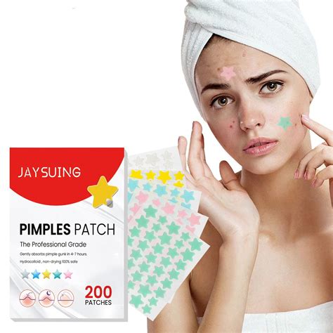 Pimple Patches For Face 200 Count Cut Star Hydrocolloid Acne Patches