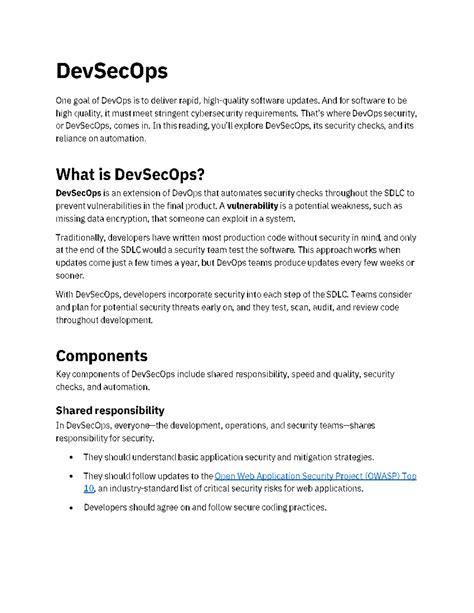 Dev Sec Ops Dev Oops Concept Devsecops One Goal Of Devops Is To