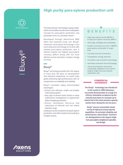 Cb Eluxyl 2018 En Pdf Adsorption Elution