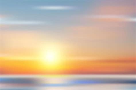 Gradient Pastel Winter Sky Background Abstract Dramatic Sunset Dreamy Soft Landscape Blurred