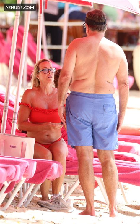 Linda Holliday And Bill Belichick Enjoy A Day At The Beach While On