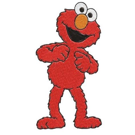 Elmo Machine Embroidery Design 0651 Machine Embroidery Designs