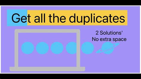 Find All Duplicate In An Array Leetcode Problem 442 Youtube