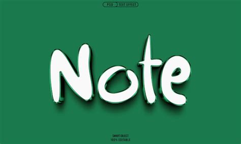 Premium Psd Free Psd Note Text Style Effect Premium Psd Free Psd Note Text Style Effect
