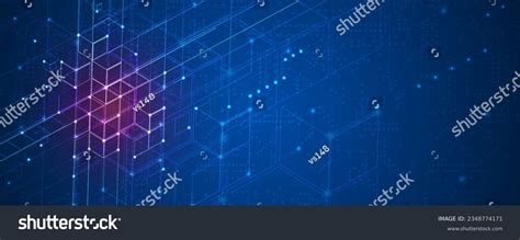 Geometric Hexagon Abstract Background Simple Polygonal Stock Vector Royalty Free 2348774171