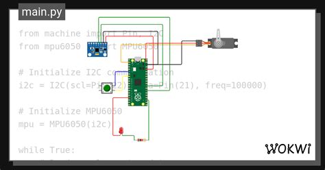 Not Working Mpu6050 Wired Up Wokwi Esp32 Stm32 Arduino Simulator