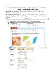 1 4 Geometry Student Note Docx Name Class Date Lesson 1 4 Exploring
