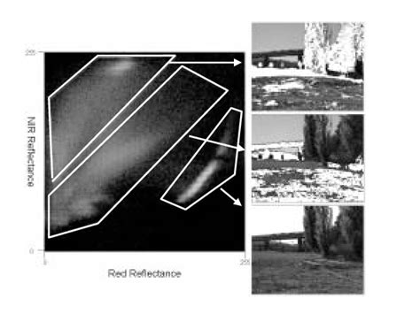 Classifying Image Pixels By Red And Near Infrared Reflectance The