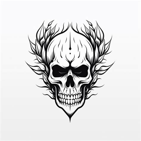 Premium Photo Pirate Skull Logo Free Hand Drawn Python Skull Gold