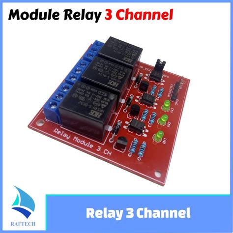 Relay Module 3 Channel Modul Relay 5V 10A 3 Channel With Optocoupler Shopee Indonesia