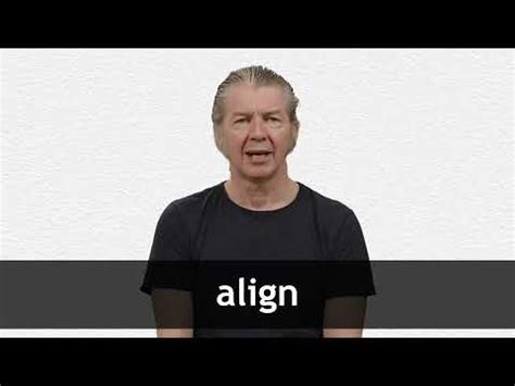 ALIGN Definition And Meaning Collins English Dictionary