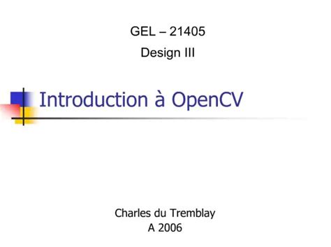 Ppt Opencv Full Course Opencv Tutorial For Beginners Opencv Python Tutorial Powerpoint